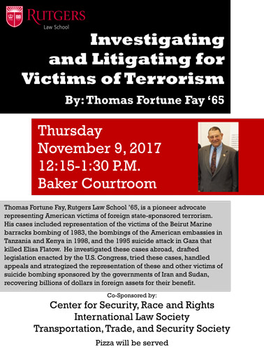 Investigating and Litigating for Victims of Terrorism