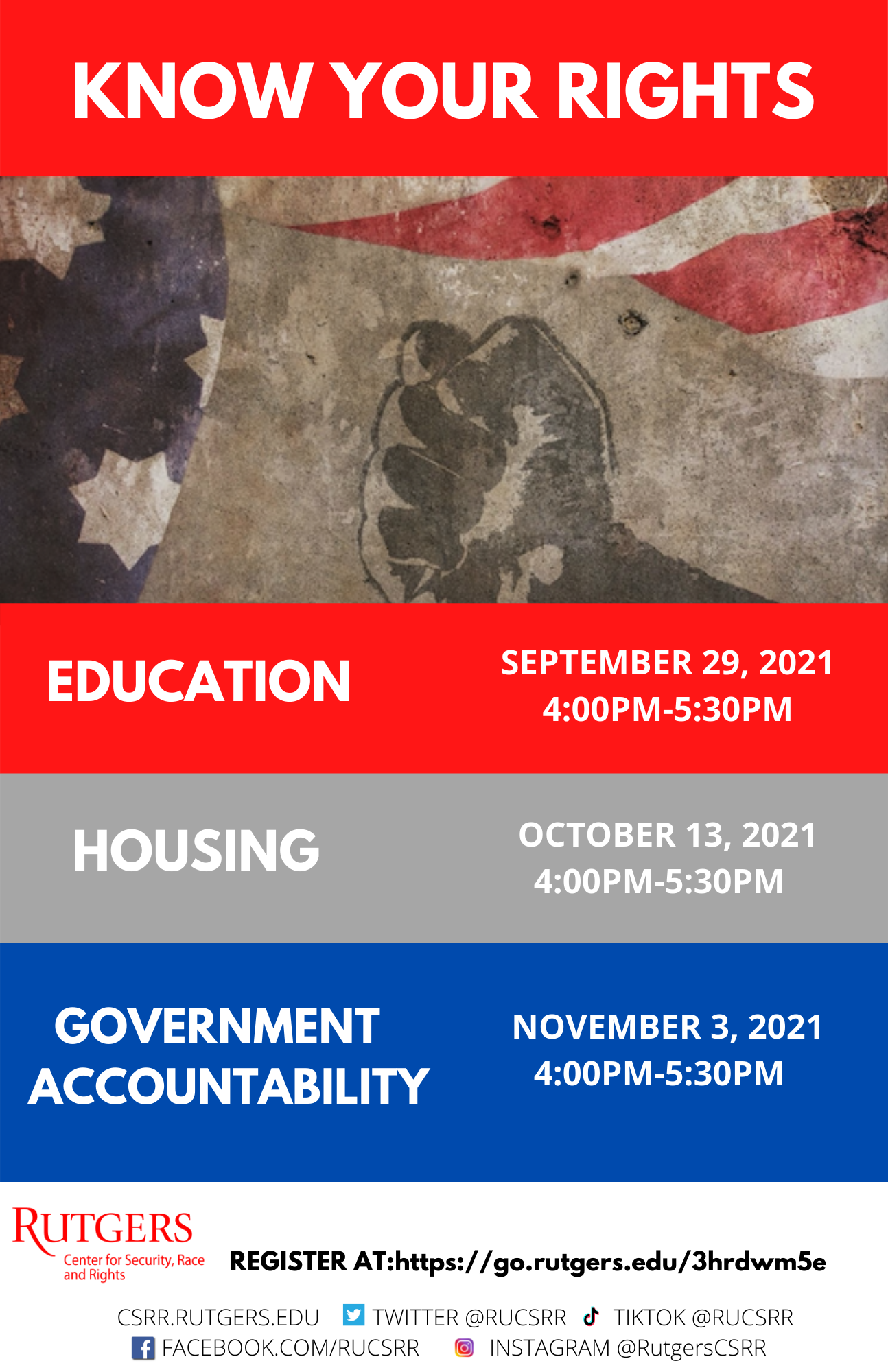 Know Your Rights Presentations - Rutgers Center for Security, Race and ...