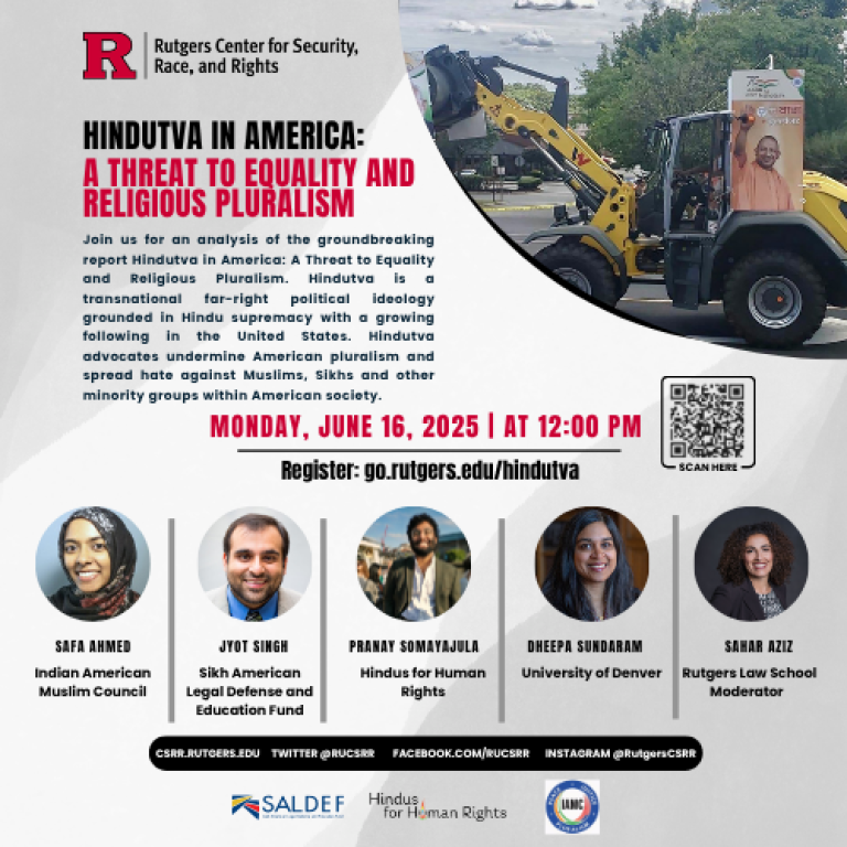 Hindutva in America - Rutgers Center for Security, Race and Rights